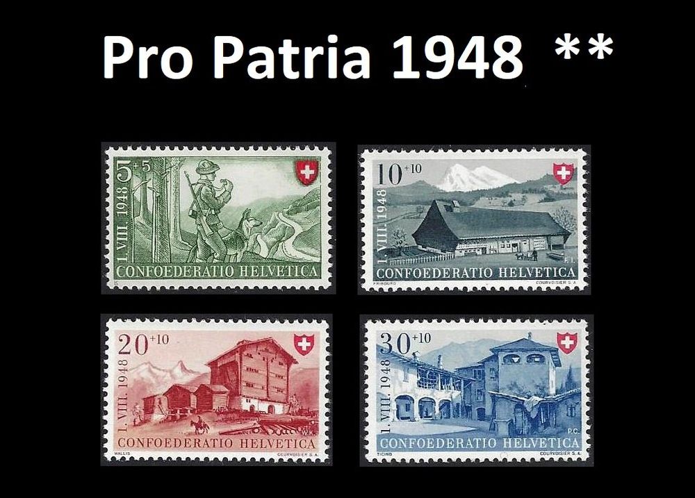 Pro Patria 1948 Serie postfrisch (Gebraucht) in Baar für CHF 4.5 – mit ...