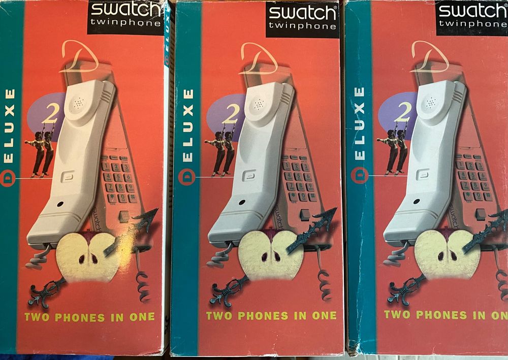 Drei Swatch Twin Phone TXO 154 komplett mit Originalbox | Kaufen auf ...