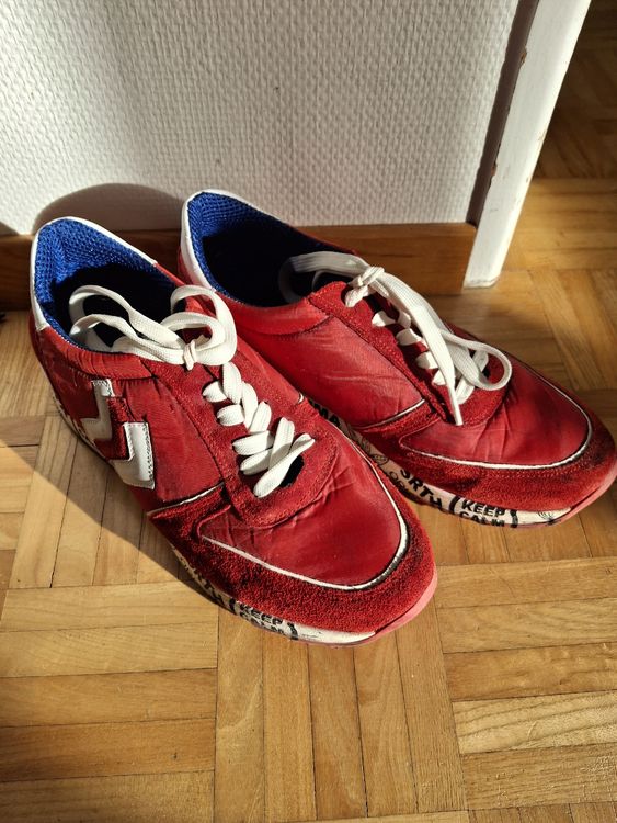 Rote Sneakers Gr. 43 - Frühlingsstil (Gebraucht) in Niederteufen für ...