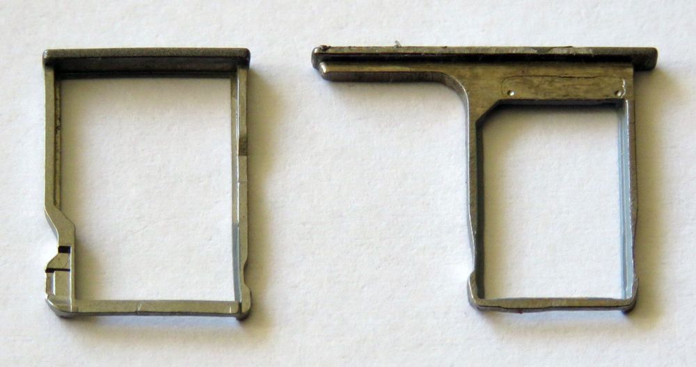 HTC ONE M8: Einschub-Schlitten für SIM- & Speicher-Karte (Gebraucht) in ...