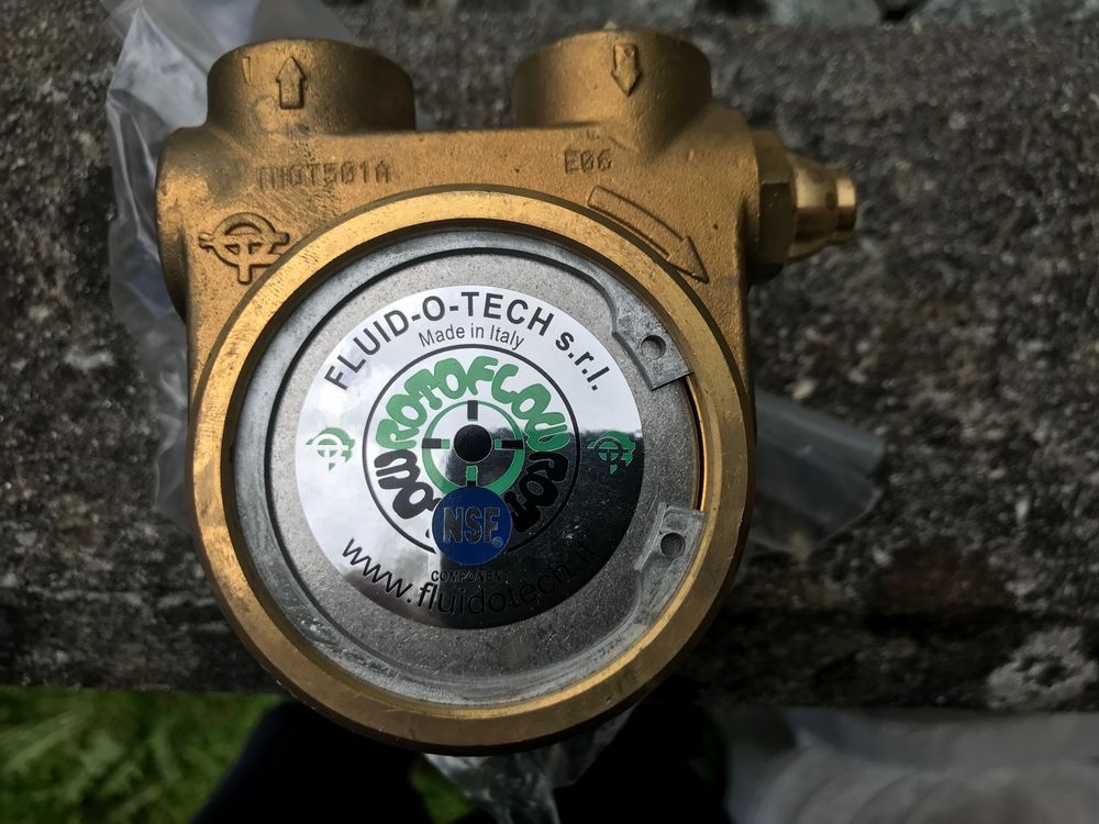 FLUID-O-TECH Pumpe 500 l/h - 1/2 Zoll mit Lafert Elektromot (Neu und ...