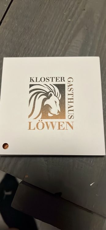 Gutschein Restaurant Klostergasthaus Löwen St. Urban / 80.- (Neu und ...