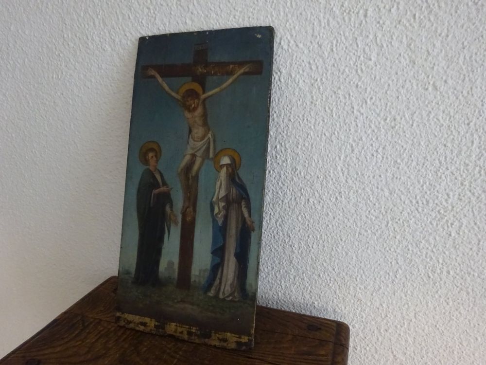 Antike Ikone Icône / Kreuzigung Christi (Gebraucht) in Esslingen für CHF 350 – mit Lieferung auf ...
