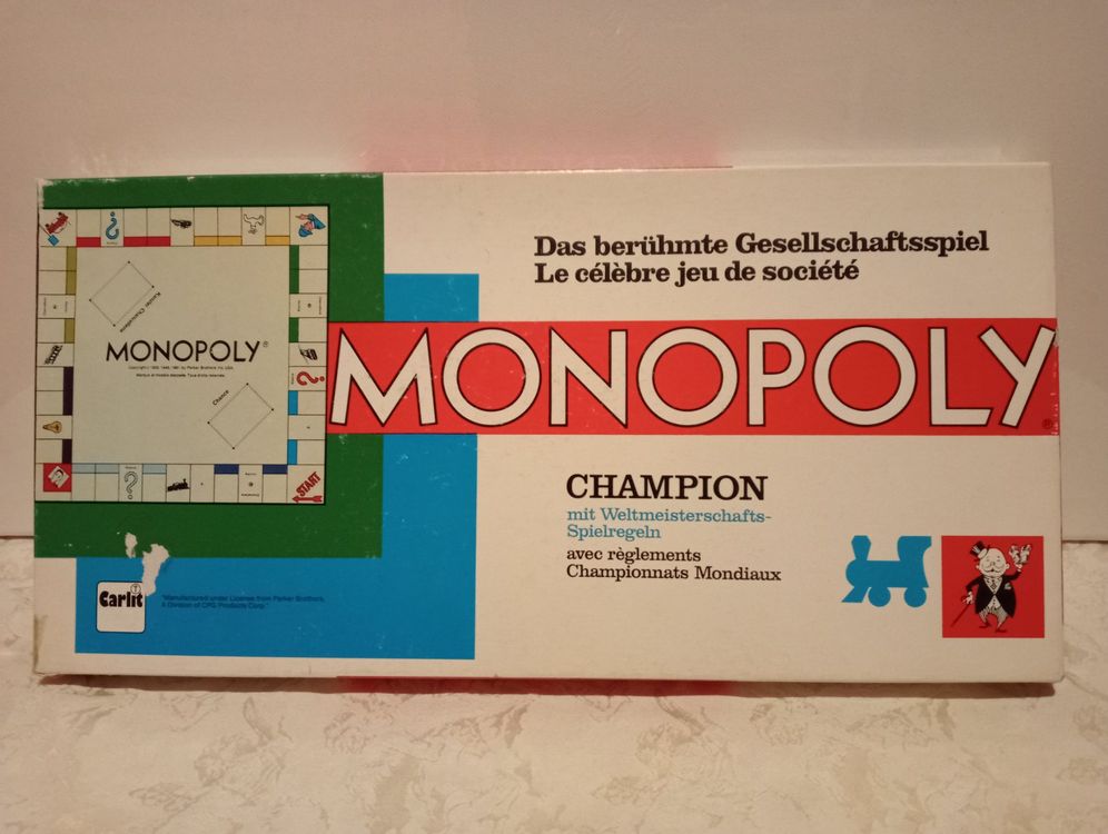 Monopoly Champion 1961 Komplett mit Anleitung guter Zustand (Gebraucht ...