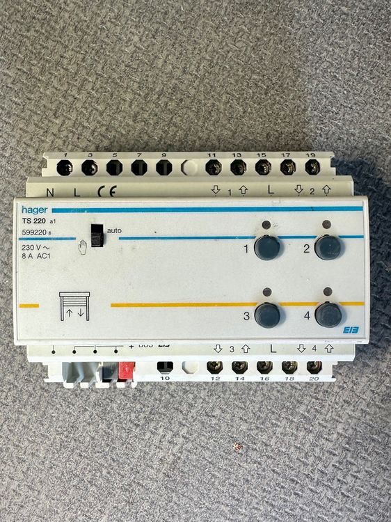 Hager Tebis TS 220 Storen Aktor (Gebraucht) in samstagern für CHF 55 – mit Lieferung auf Ricardo ...