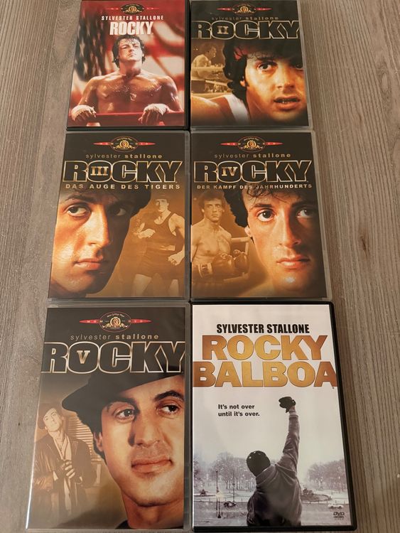 Rocky DVD-Box – Teil 1-6 – Sylvester Stallone Collection (Gebraucht) in ...