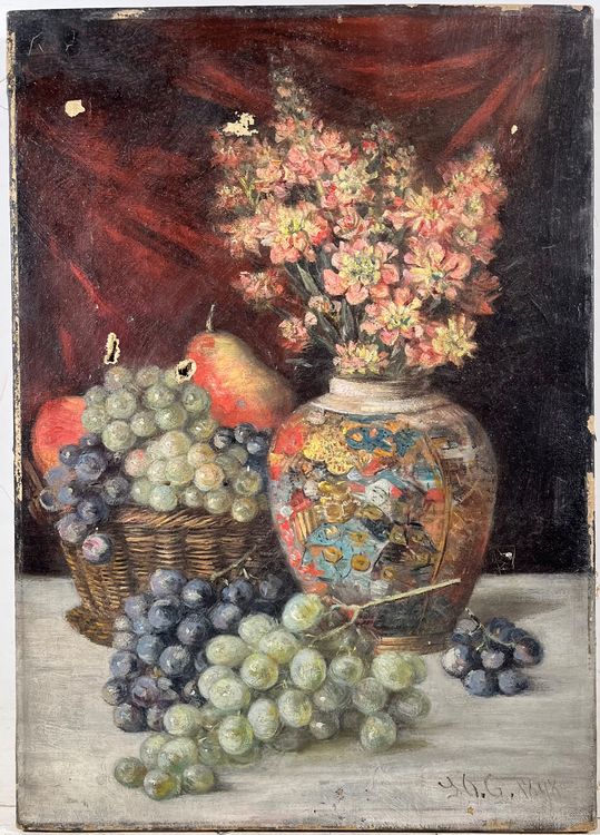 Antike Stilleben Gemälde , Monogrammiert (Gebraucht) in Root für CHF 29 – mit Lieferung auf ...