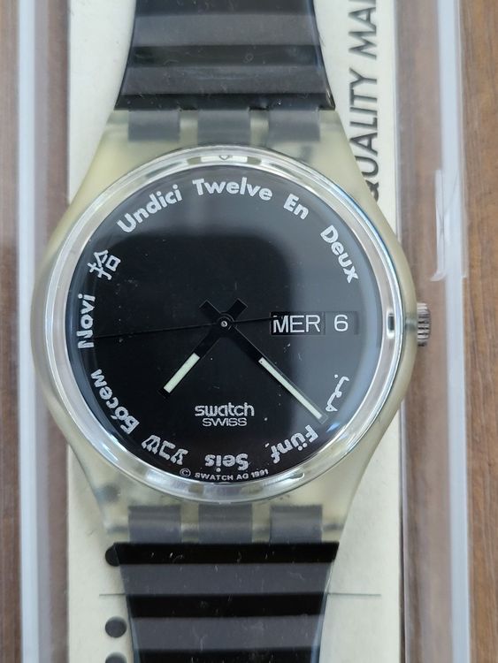 SWATCH SPECIAL GK103 GUTENBERG MONTREUX JAZZ NEU (Neu und ...