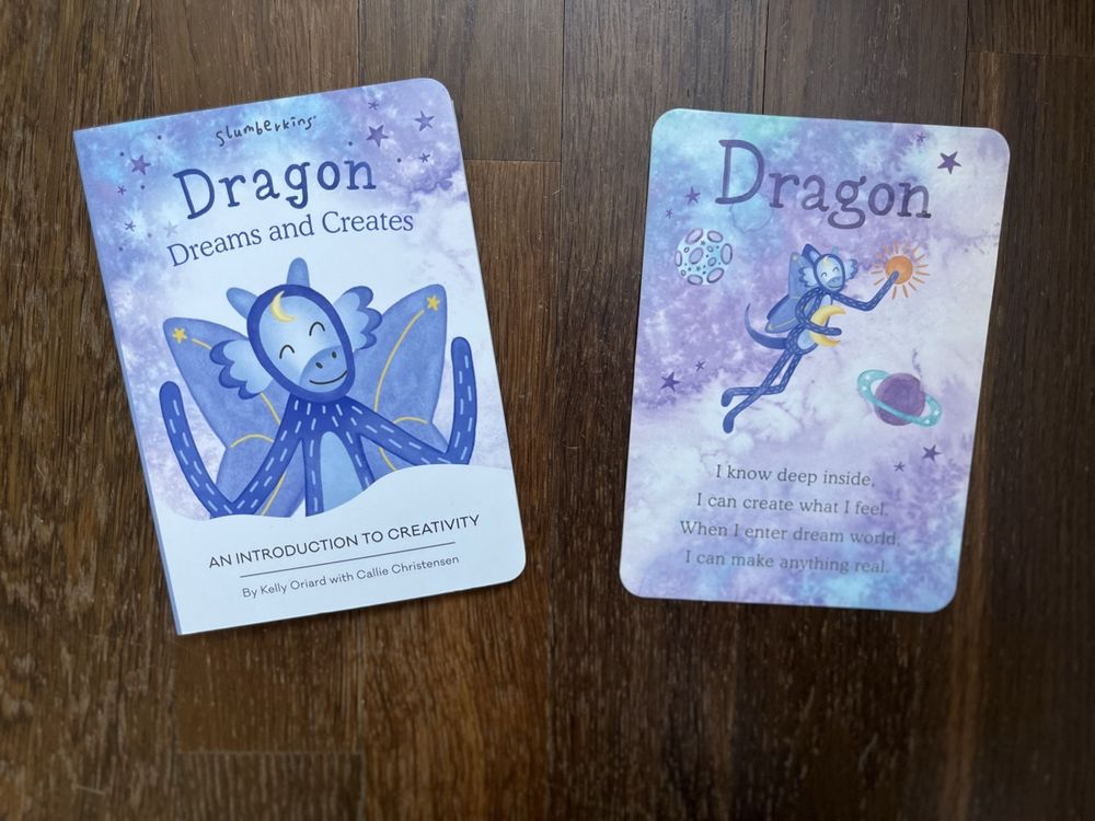Slumberkins Dragon Board Book and Affirmation Card (Gebraucht) in Cham ...