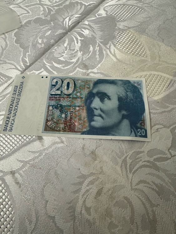 Alte CHF 20.- Note Nr 53 (Gebraucht) in Effretikon für CHF 19 – nur ...