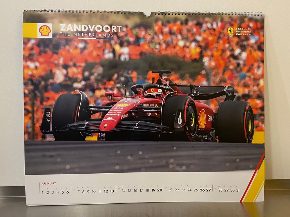 Shell Calendar 2023 - Scuderia Ferrari / Shell Kalender 2023 (Neu ...