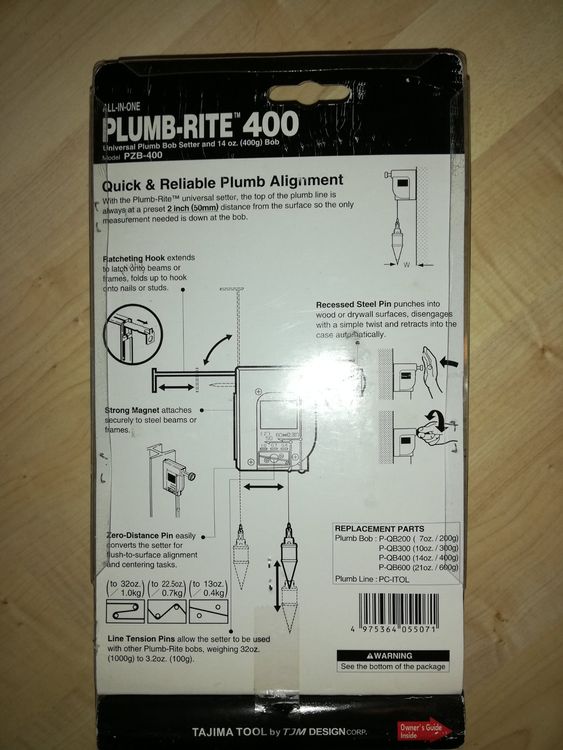 Senklot / Plumb-Rite von Tajima (Neu und originalverpackt) in ...