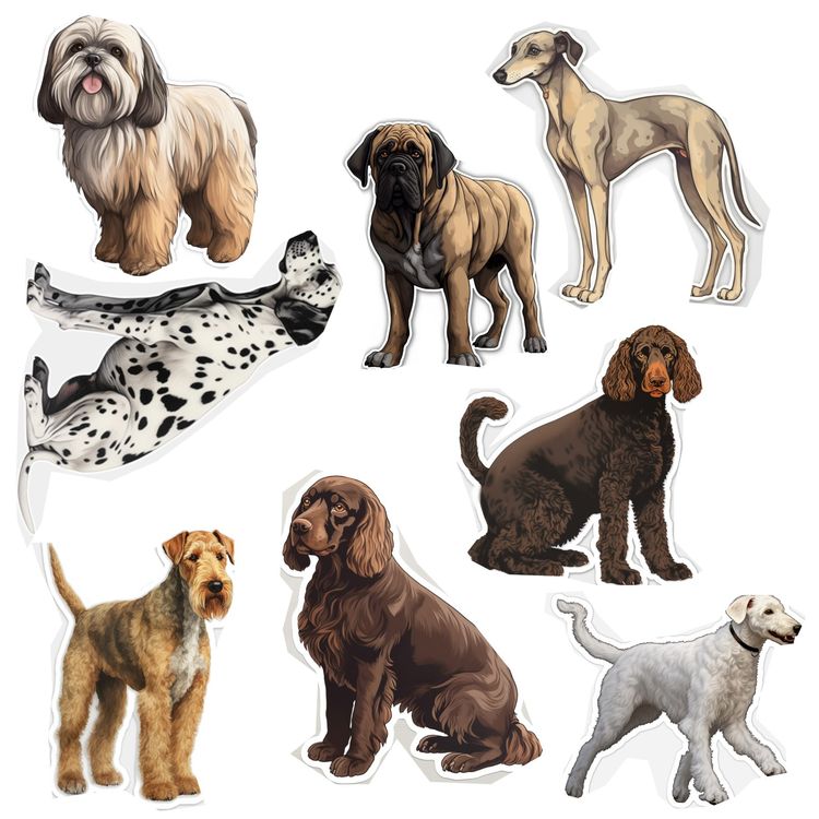 20 Hund Aufkleber Sticker Vinyl Premium Qualität | Acheter sur Ricardo