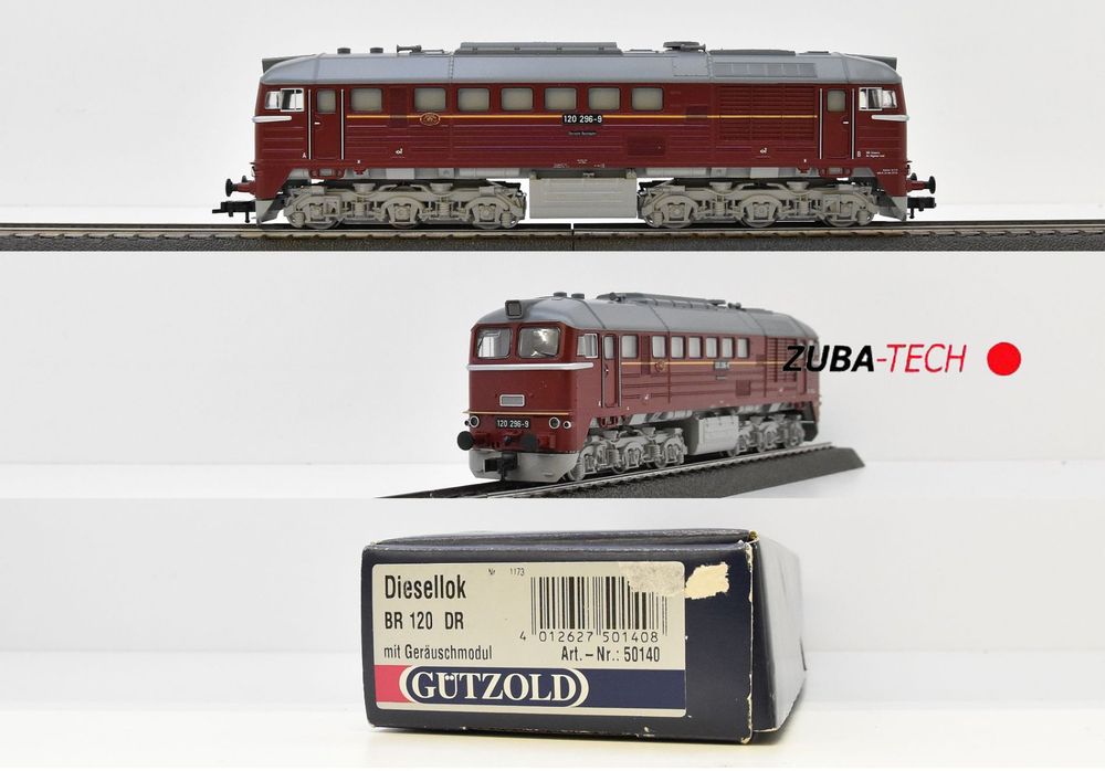 Gützold 50140 Diesellok BR 120 DR H0 GS Analog mit OVP | Kaufen auf Ricardo