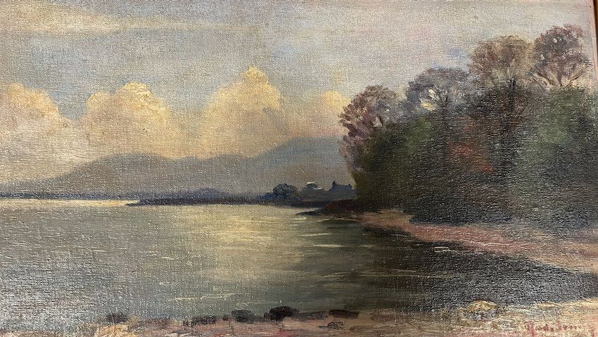 Gemälde Neuenburgersee signiert Jenny? (ID 7038) (Gebraucht) in ...