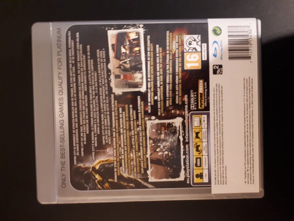Playstation 3 PS3 - InFamous - Platinum - komplett (Gebraucht) in ...