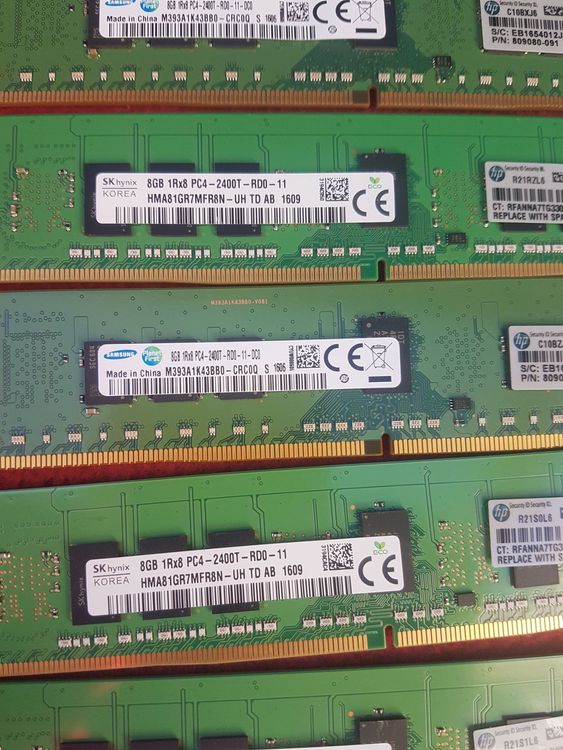 DDR4 ECC RAM 2400T 8gb 1rx8 PC4 | Kaufen auf Ricardo