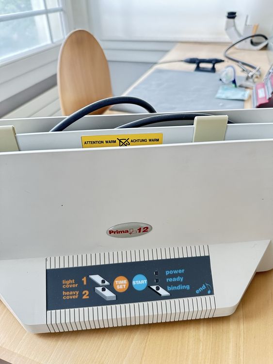 Prima Thermo Bindungmaschine, Prima 22+12 (Gebraucht) in Goldach für ...