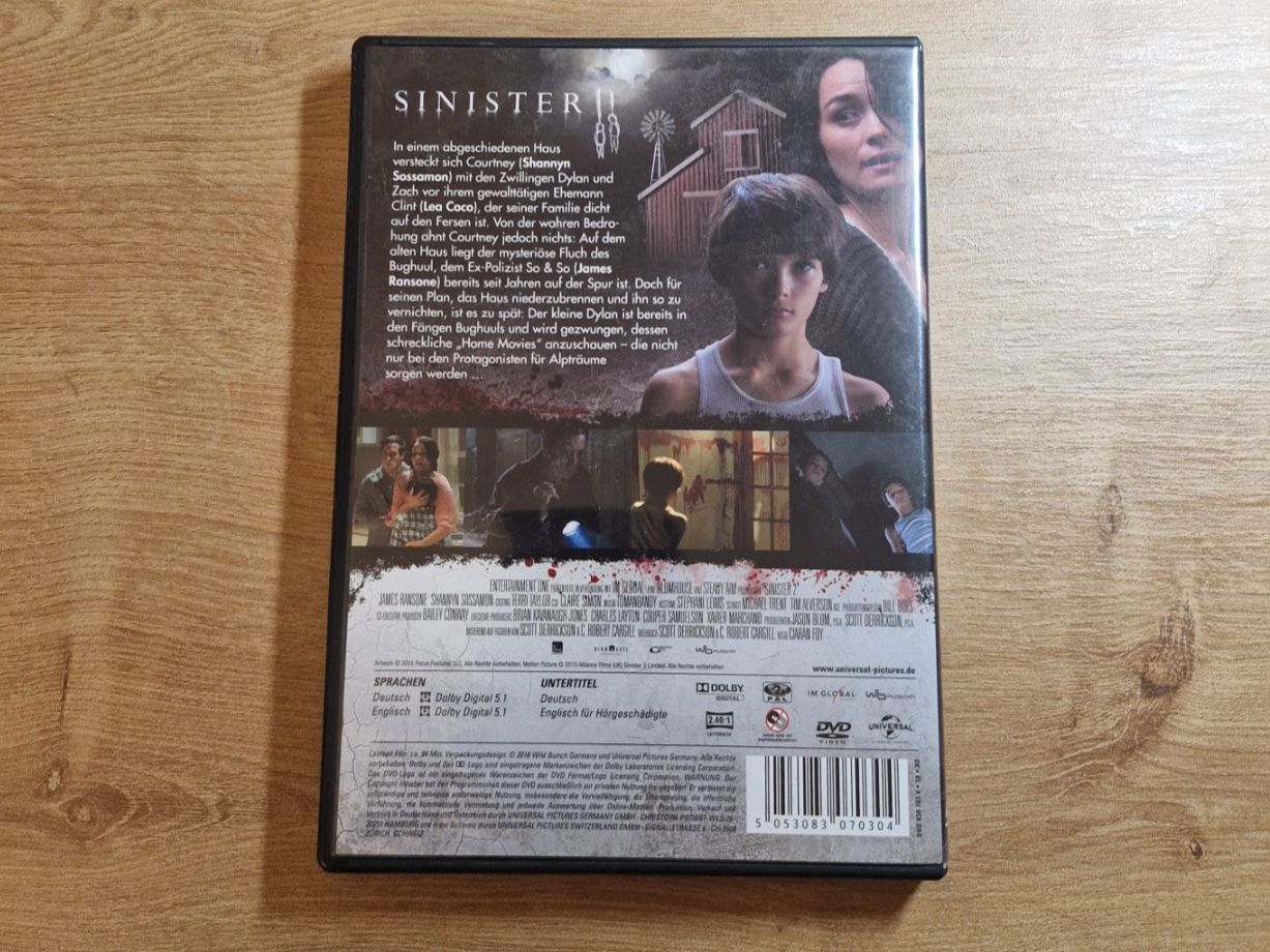 Sinister 2 (2015) RAR DVD (Gebraucht) in Pfungen für CHF 2 – mit ...