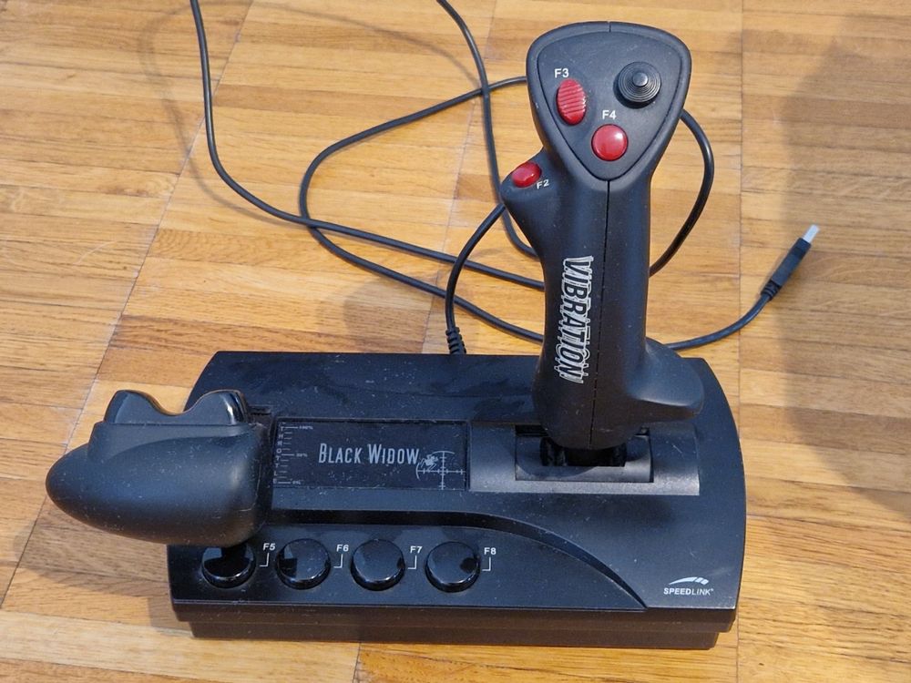 Speedlink Black Widow XE Flightstick *** ab 1.- *** (Gebraucht) in ...