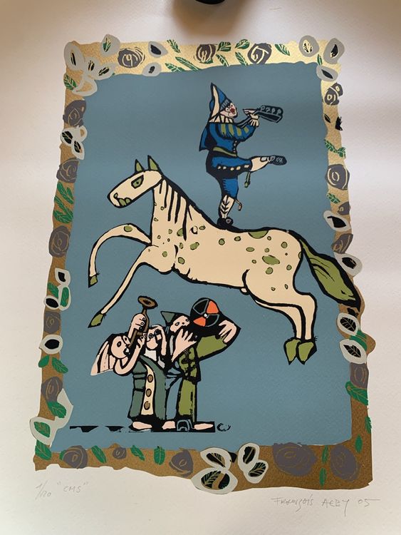 Sérigraphie - Oeuvre de Francois Aeby, originale (Neu und ...