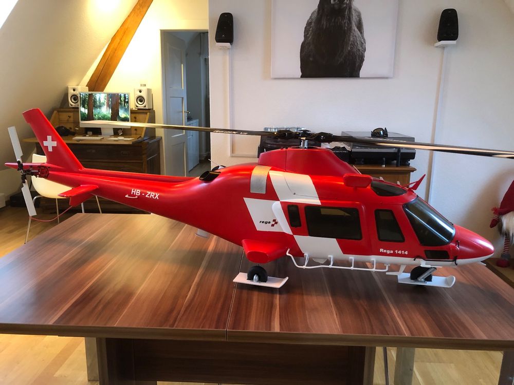 Rega Agusta a109 da vinci mit LOGO Mechanik 700er | Comprare su Ricardo