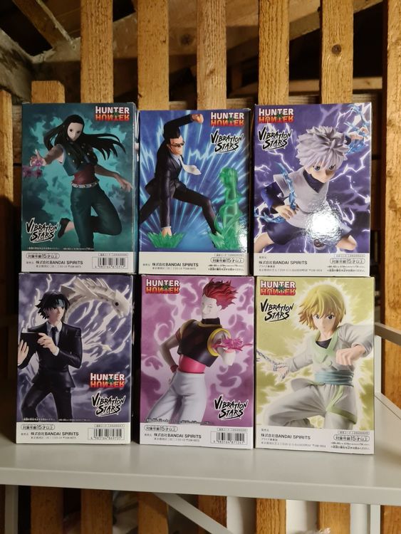 SALE! Hunter X Hunter Vibration Stars Figure Banpresto Set 6 (Neu und ...