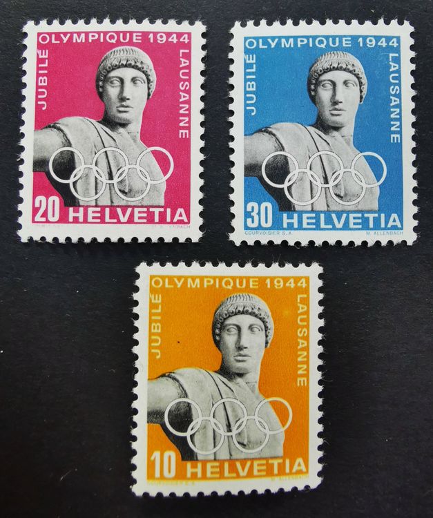 TR49 Timbre Suisse 1944 Non Oblitere (Gebraucht) in Cousset für CHF 0.65 – mit Lieferung auf ...