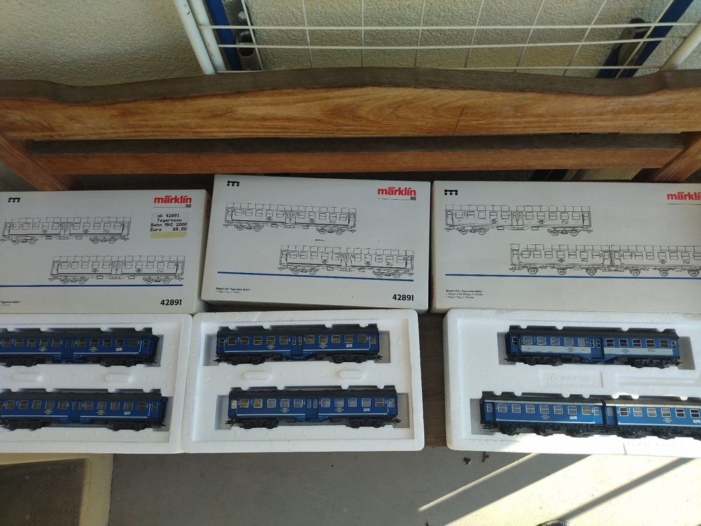 Märklin H0 4289 und 42891 Tegernsee-Bahn Wagenset, 3 Stück (Neu (gemäss ...