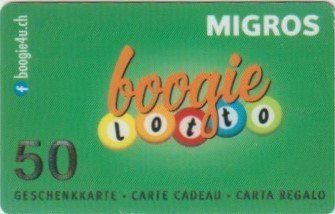 Migros Geschenkkarte (Gebraucht leer) boogie Lotto (Gebraucht) in ...