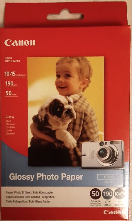 CANON Photo Paper glossy InkJet (Neu und originalverpackt) in Lausanne ...