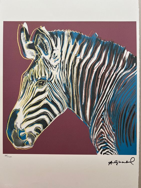 Andy Warhol « Zebra » 44/100 | Kaufen auf Ricardo