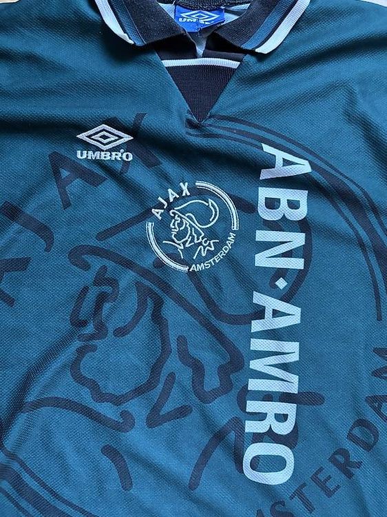 Ajax Amsterdam 1995 1996 Umbro Away Trikot Vintage Gr. L (Gebraucht) in ...