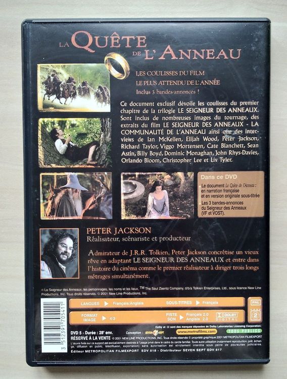 Lord Of The Rings Promotion DVD's Herr der Ringe Original (Gebraucht ...