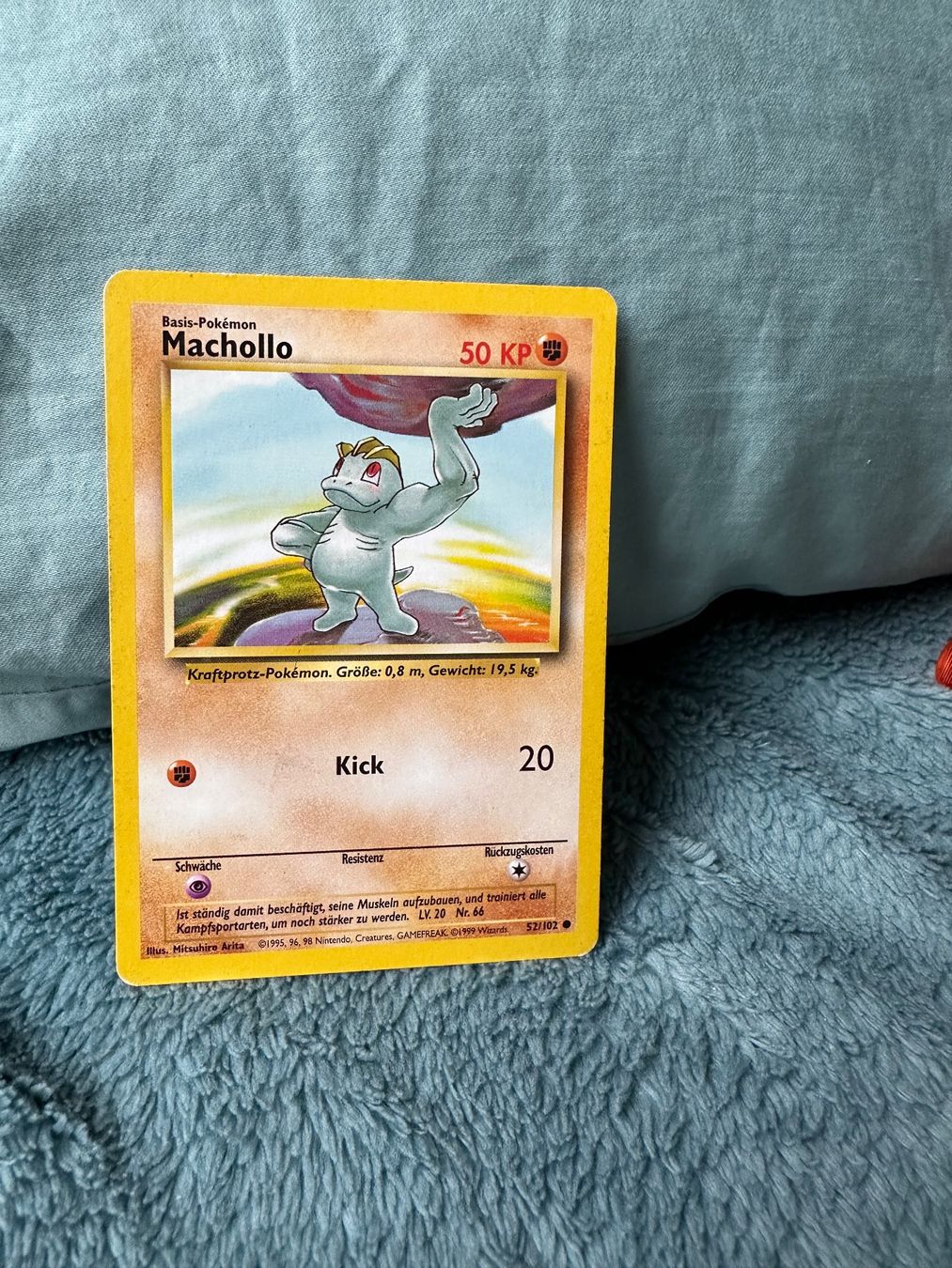 Machollo 52/102 Pokemon Karte Base Set 1999 (Gebraucht) in ...