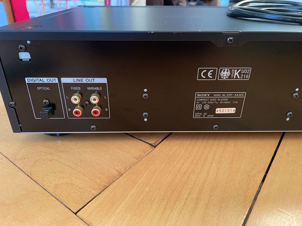 Sony CD Player CDP XA3ES | Kaufen auf Ricardo
