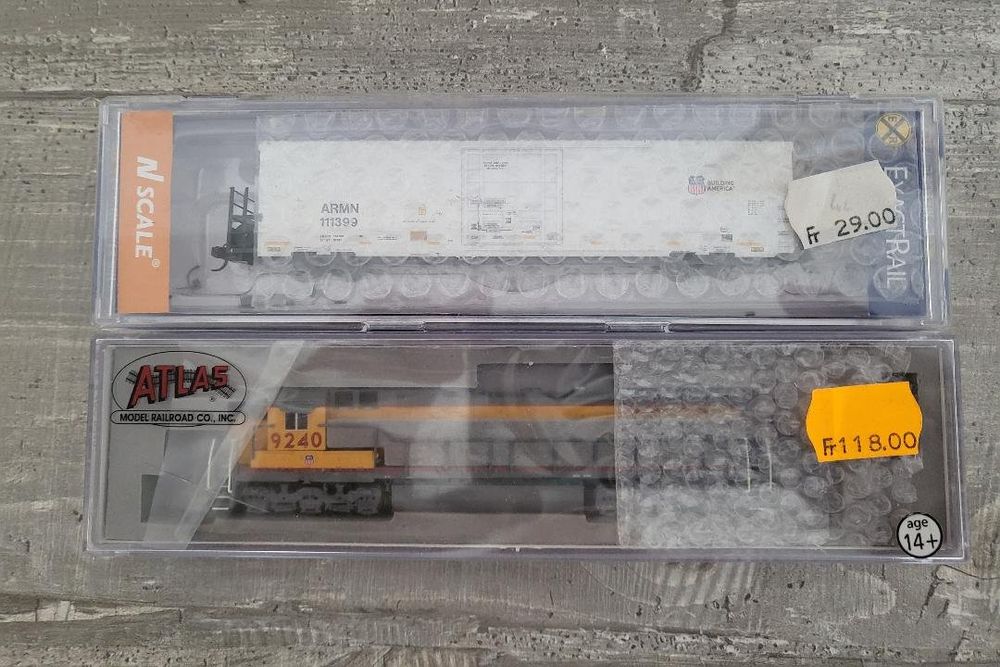 Atlas Spur N UP Union Pacific 9240 + 1 GW Trinity, bis -60% (Neu ...