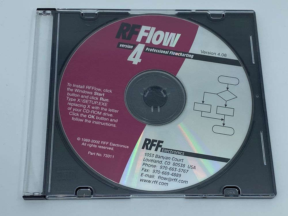 RFFlow 4.08 Professional Flowcharting (Gebraucht) in Langwiesen für CHF ...