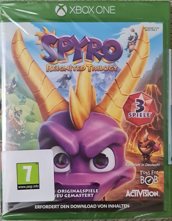Spyro Reignited Trilogy Xbox One / One X Neu & Ovp (Neu und ...
