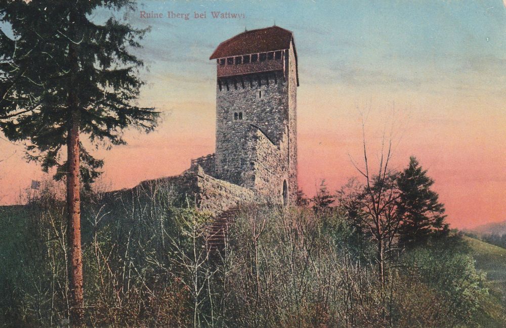 Ruine Iberg bei Wattwyl-1919 | Kaufen auf Ricardo