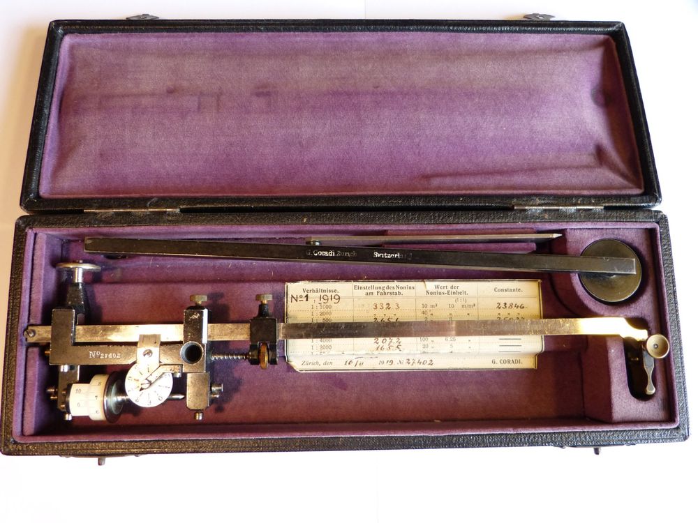 Antiker Planimeter G. Coradi Zürich, 1919 | Kaufen auf Ricardo