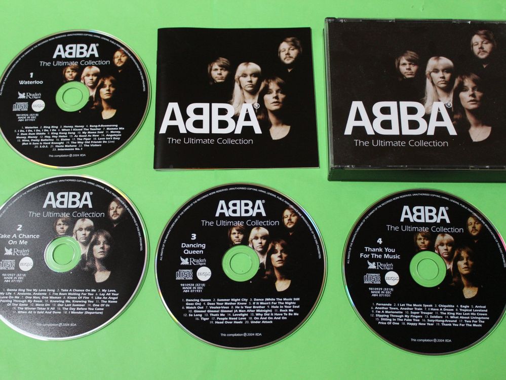 ABBA - THE ULTIMATE COLLECTION (Reader's Digest) 4CD (Gebraucht) in ...