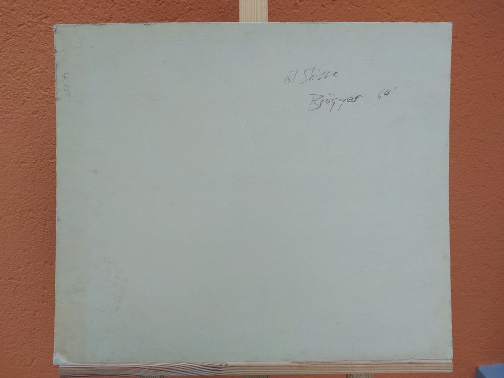 Ölskizze signiert, datiert | Kaufen auf Ricardo