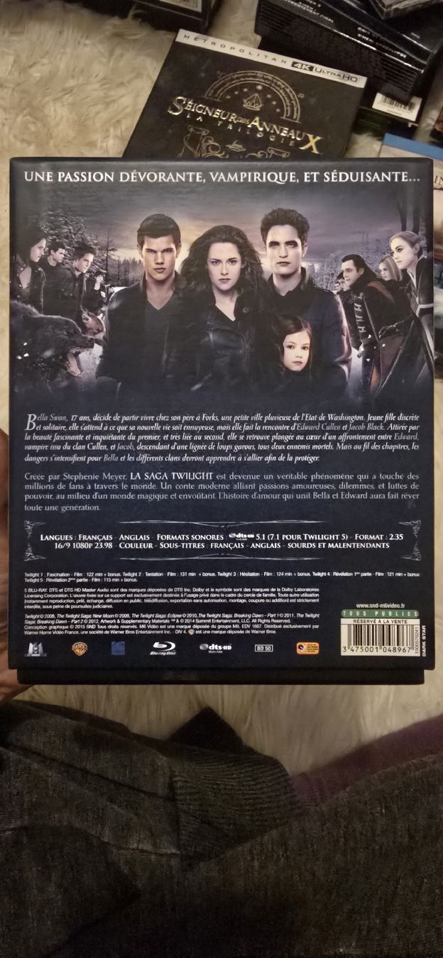 Saga Twilight - Blu-ray - Coffret Collector Integral😍 (Neuf (Voir ...