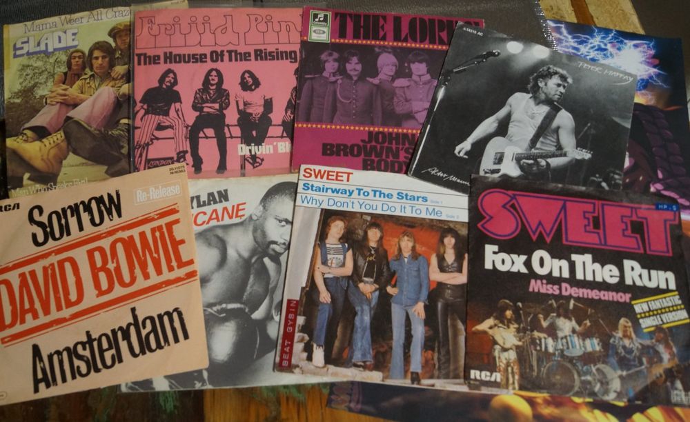 Sweet,David Bowie,Bob Dylan,Peter Maffay singles7 (Gebraucht) in Zuben ...