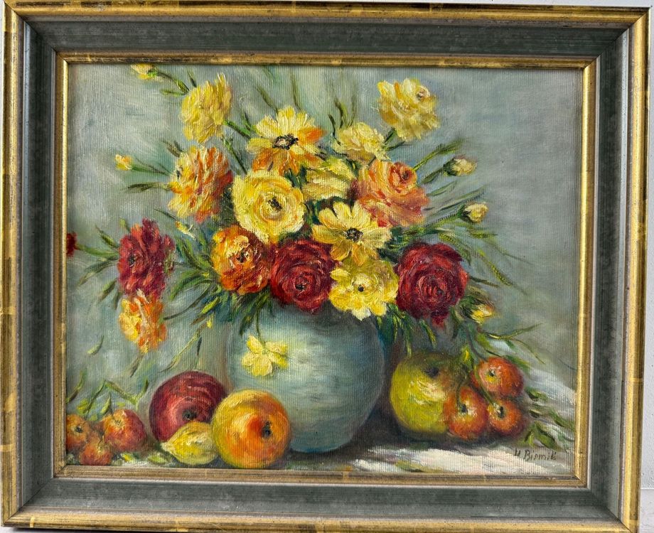 Blumenstillleben Gemälde Signiert (Gebraucht) in Neuhausen am Rheinfall für CHF 10 – mit ...