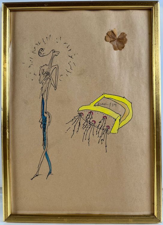 Sehr Interessant Mischtechnik Signiert. | Kaufen auf Ricardo