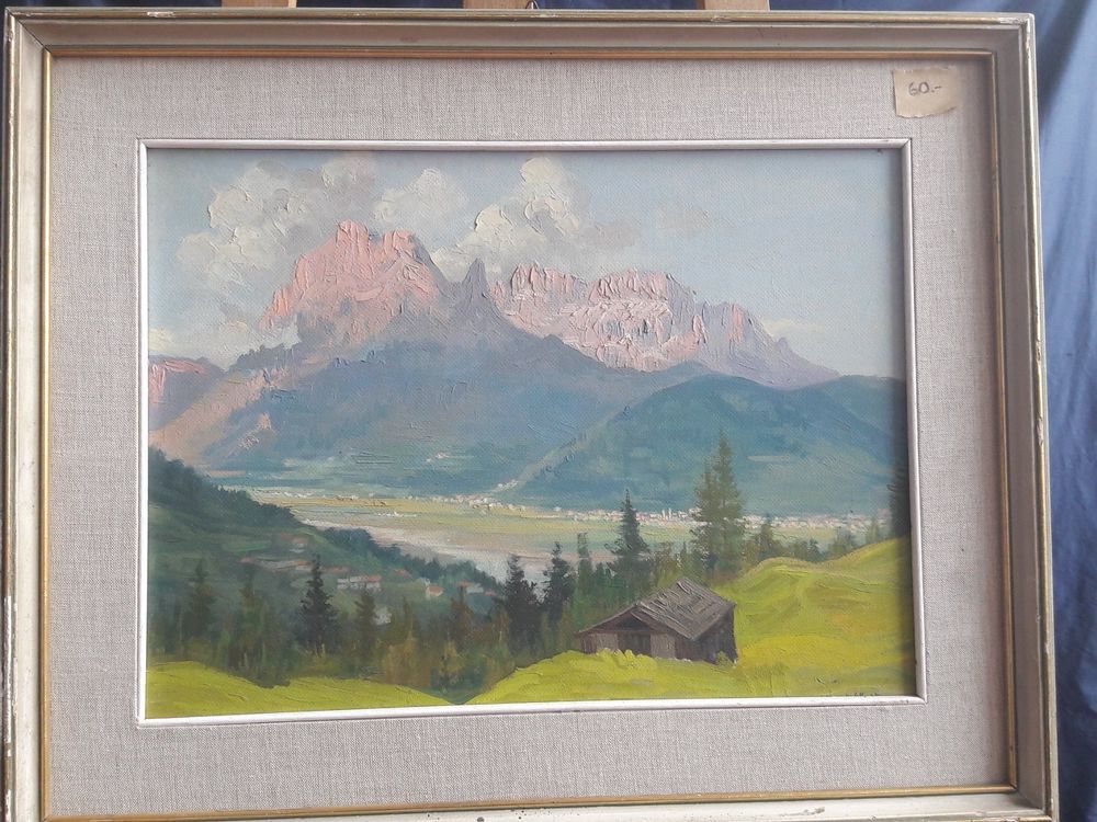 Ölgemälde Gebirge (Gebraucht) in Rüttenen für CHF 30 – mit Lieferung auf Ricardo kaufen