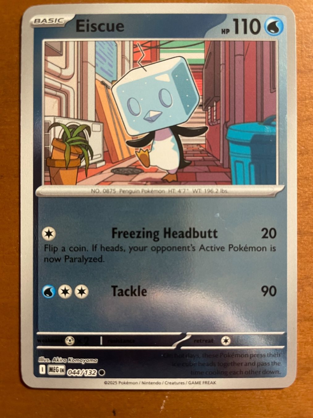 Pokemon Eiscue Reverse (Versand gratis) (Neu (gemäss Beschreibung)) in ...