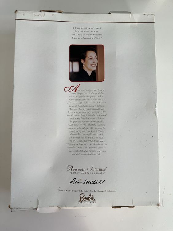 Romantic Interlude Barbie Classique Collector Edition Mattel | Kaufen ...